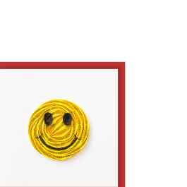 Quilling Karte Smiley | hervorragend.ch